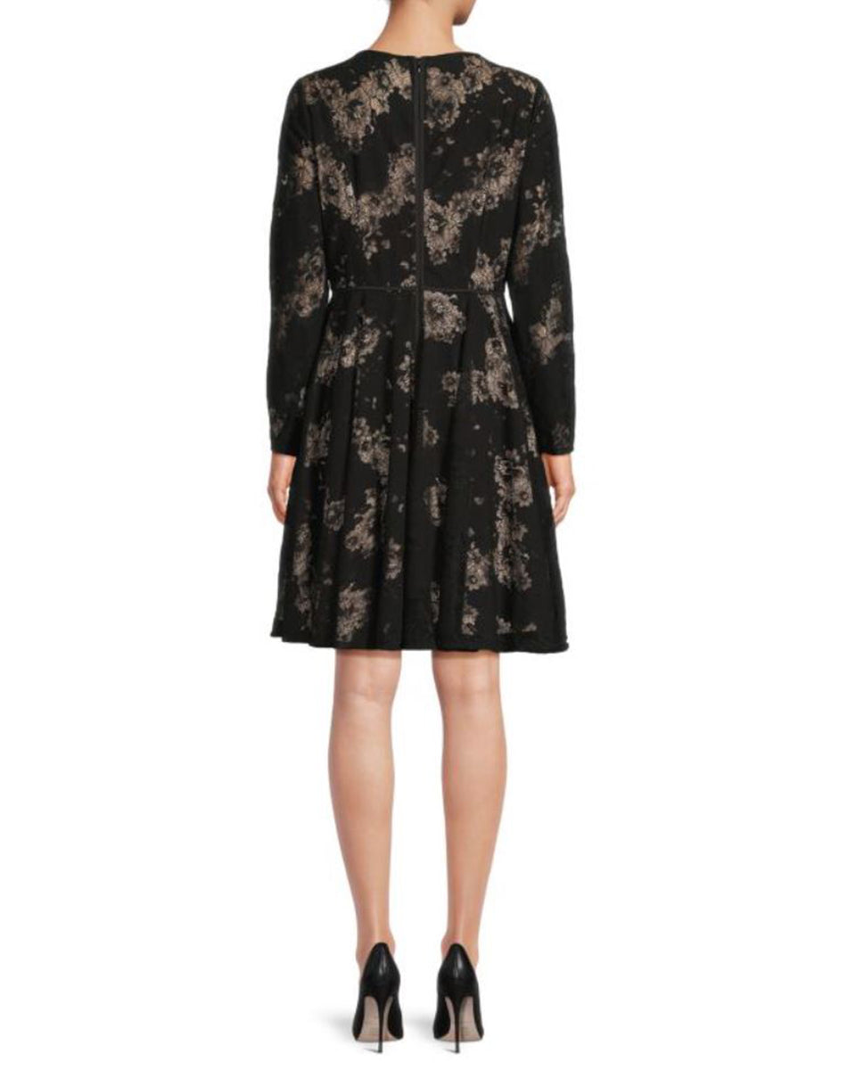 Buy Online FOCUS by Shani — Chevron Lace Dress for Women | Shani Collection