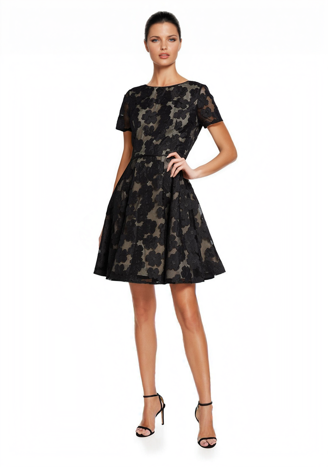 Buy Online Shani Novelty Appliqué Dress in Black for Women | Shani ...